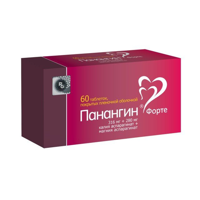Panangin Forte 316/280 mg, 60 tablets – buy in the USA – AptekaCare