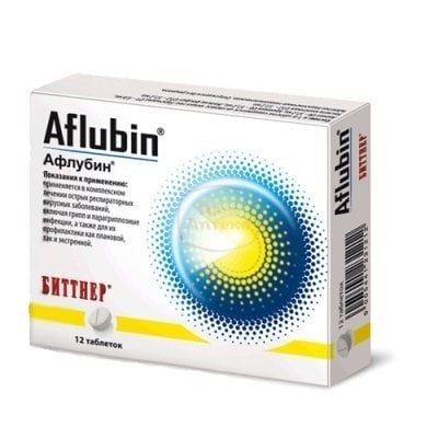 Aflubin homeopathic tablets #12 – buy in the USA – AptekaCare
