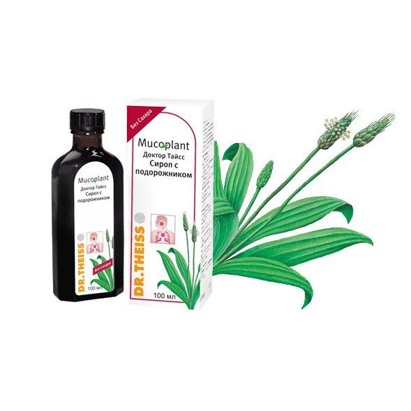 Dr. Theiss Mucoplant Plantain 100 ml - Buy in the USA – AptekaCare