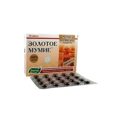 Buy Golden Altai Mumiyo 20 capsules in the USA – AptekaCare