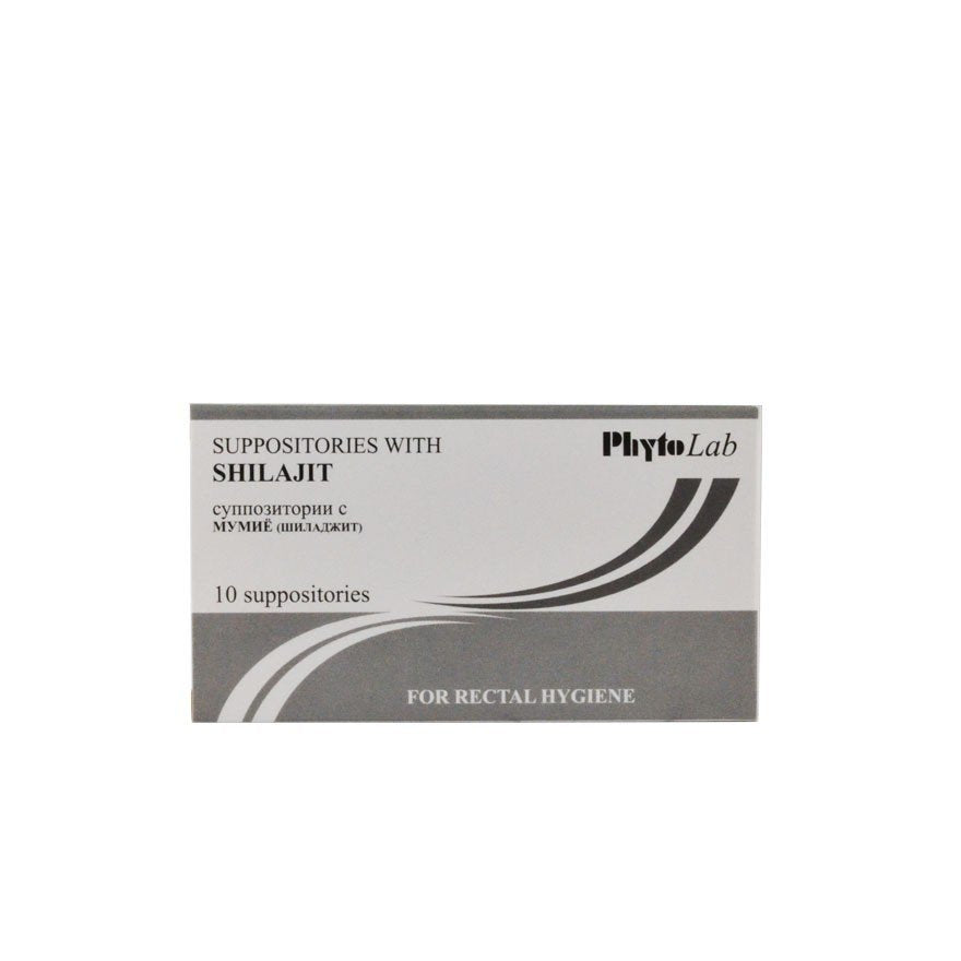 Shilajit (Mumiyo) Suppositories (10 pcs.) – Buy in the USA – AptekaCare